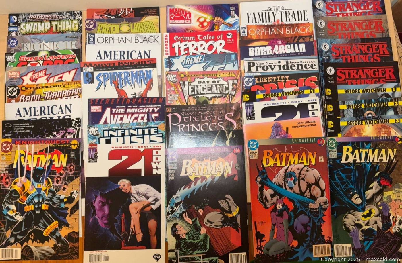 40 assorted Marvel, DC & indie comics | Maxsold