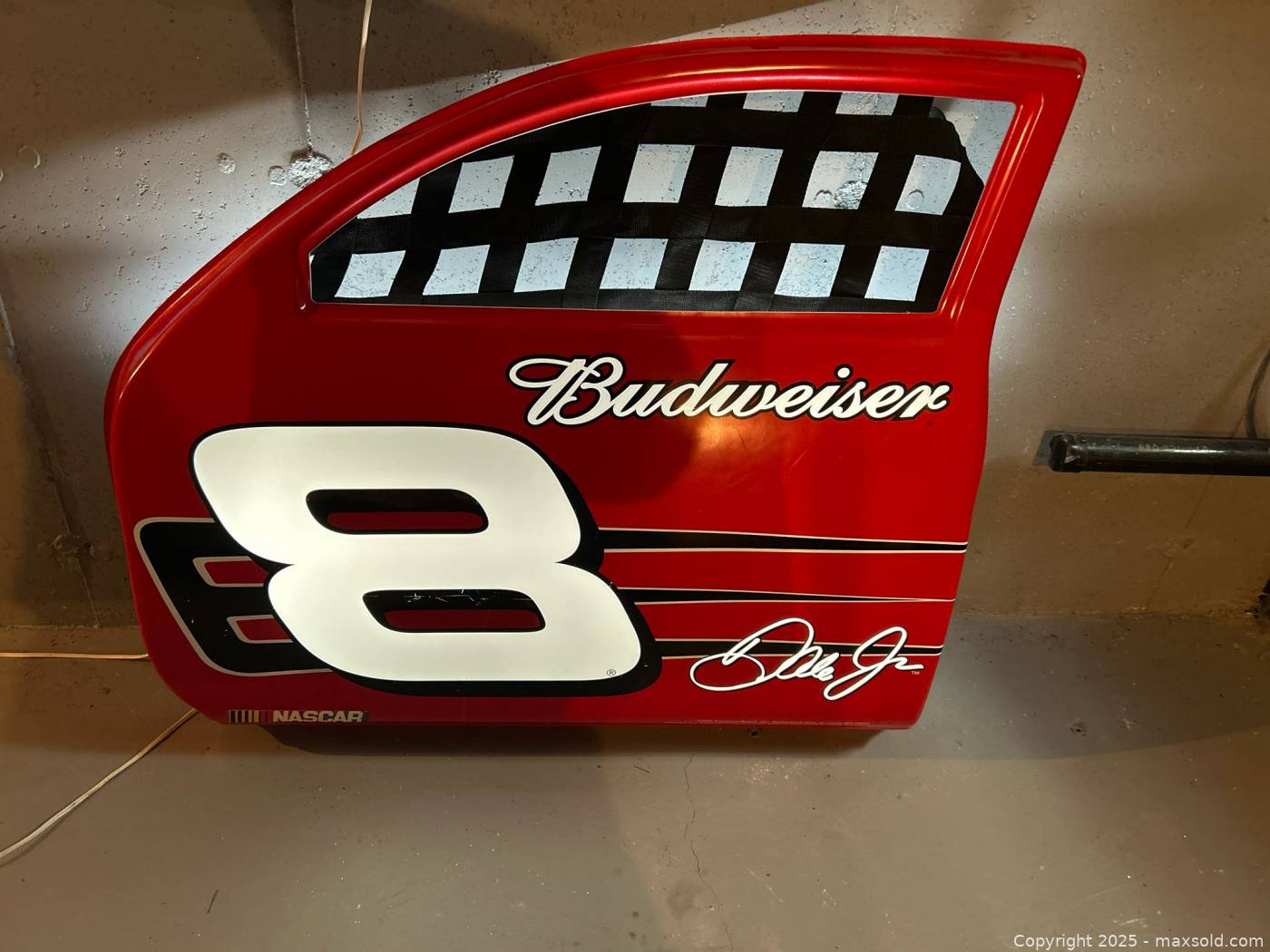 Dale Earnhardt Jr. No. 8 Budweiser NASCAR Replica Door Panel | Maxsold