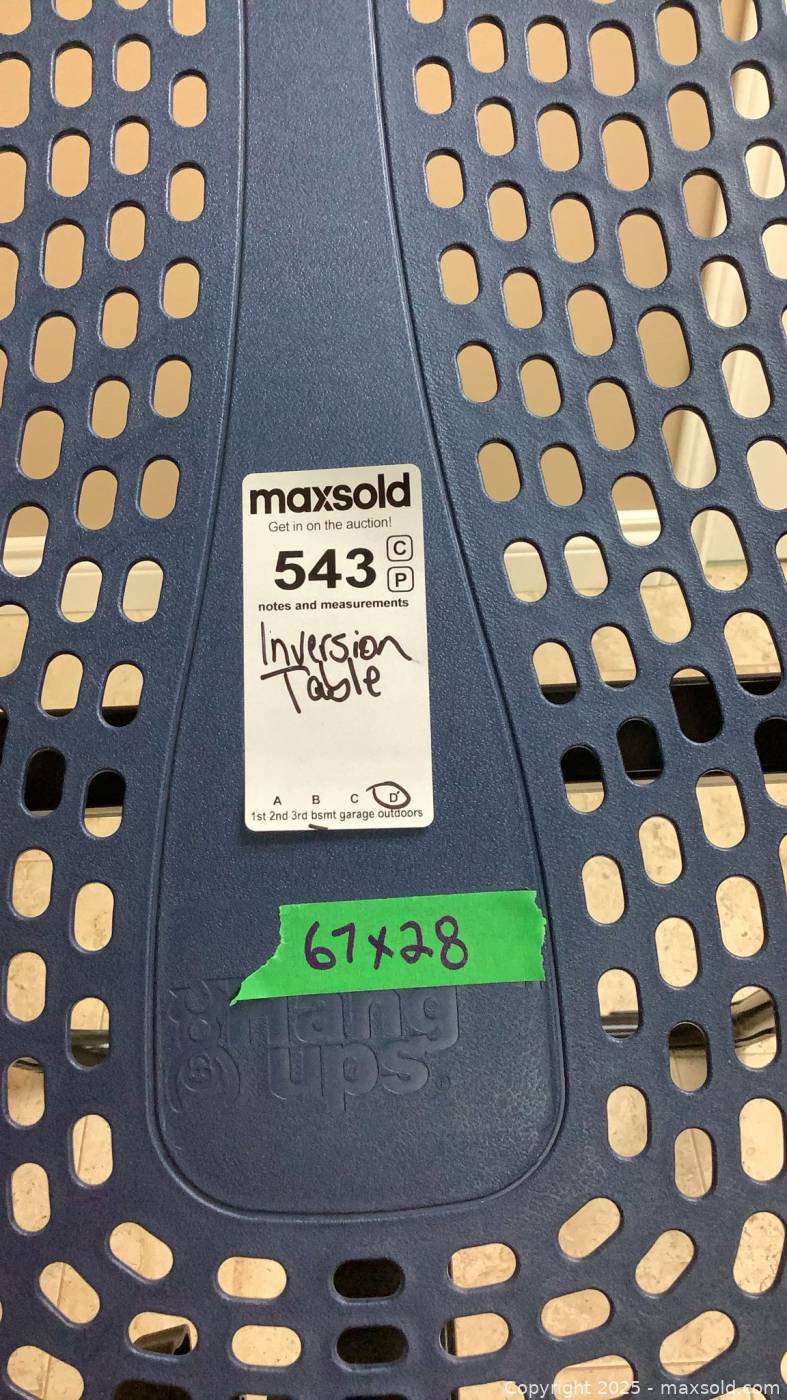 Teeter Hang Ups EP-550/EP-650 Inversion Table | Maxsold