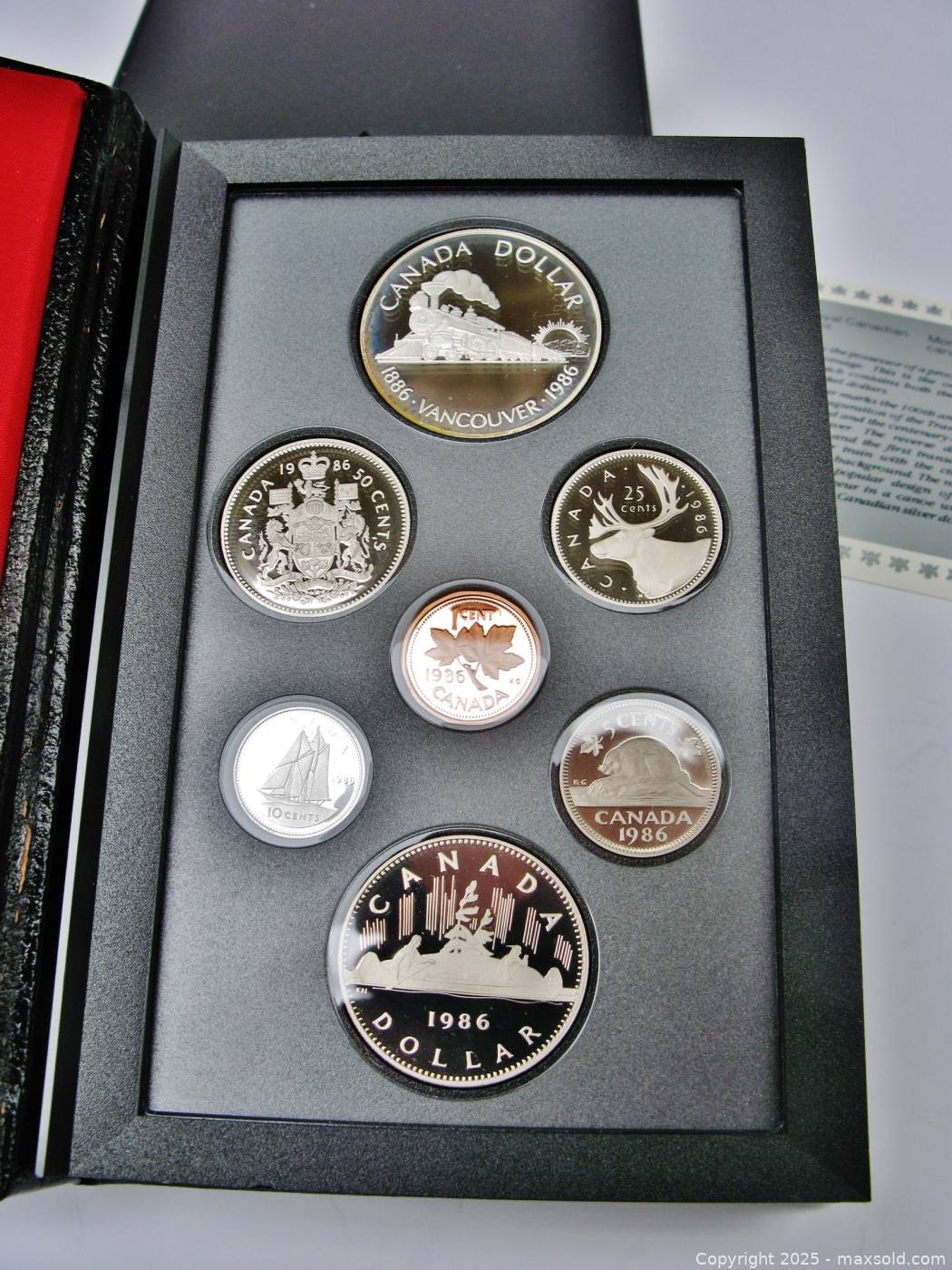 1986 Canadian Double Dollar Proof Coin Set | Maxsold