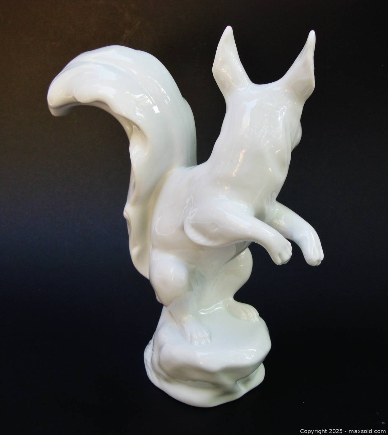 Royal Dux porcelain squirrel figurine | Maxsold
