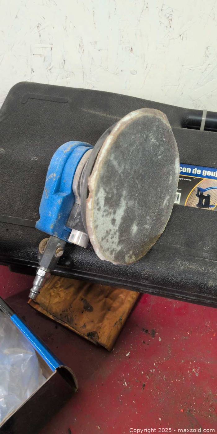 Power Fist 6-In Pneumatic Random Orbital Sander | Maxsold