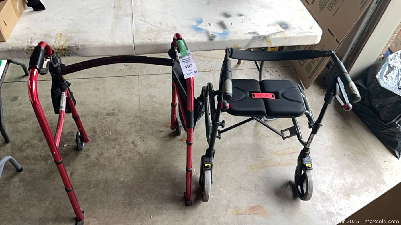 Nexus rollator walker and Drive folding walker | Maxsold