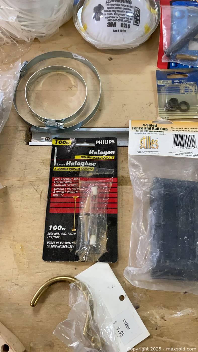 Workshop Safety Gear, Screening Spline & Hand Tools | Maxsold