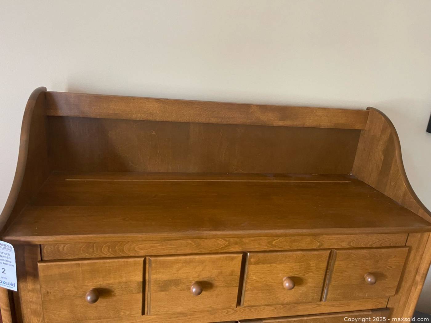 Canadel solid oak display china cabinet | Maxsold