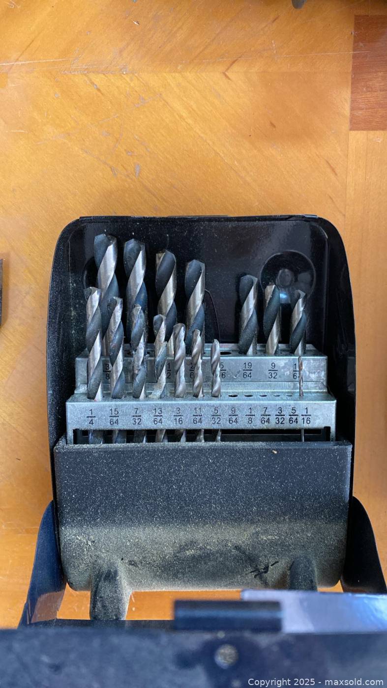 Mibro tap & die set, two Mastercraft drill bit sets, precision ...