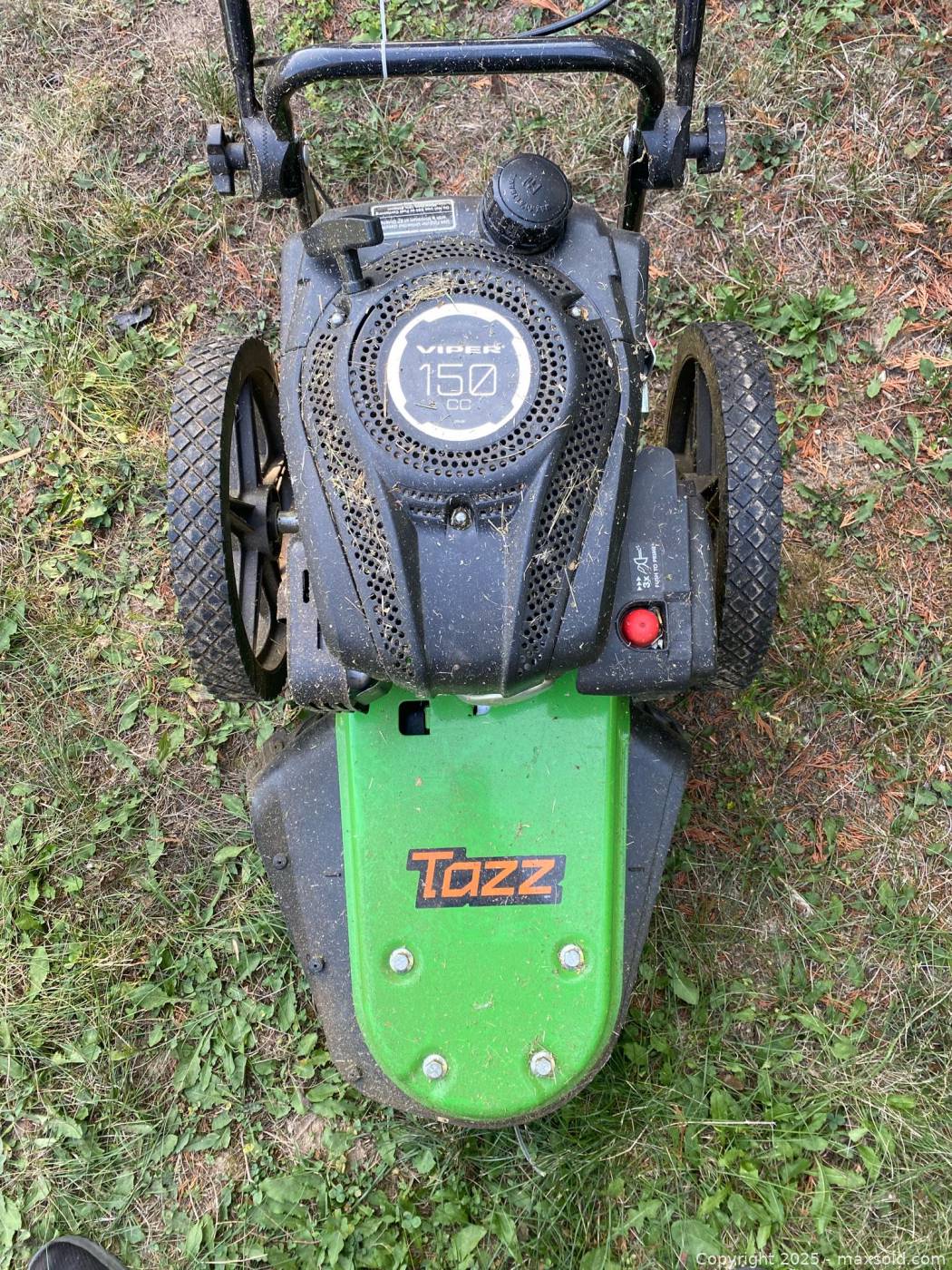 Tazz walk-behind string mower, gas, 150 cc | Maxsold