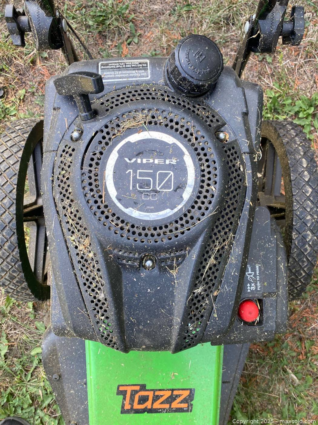 Tazz walk-behind string mower, gas, 150 cc | Maxsold