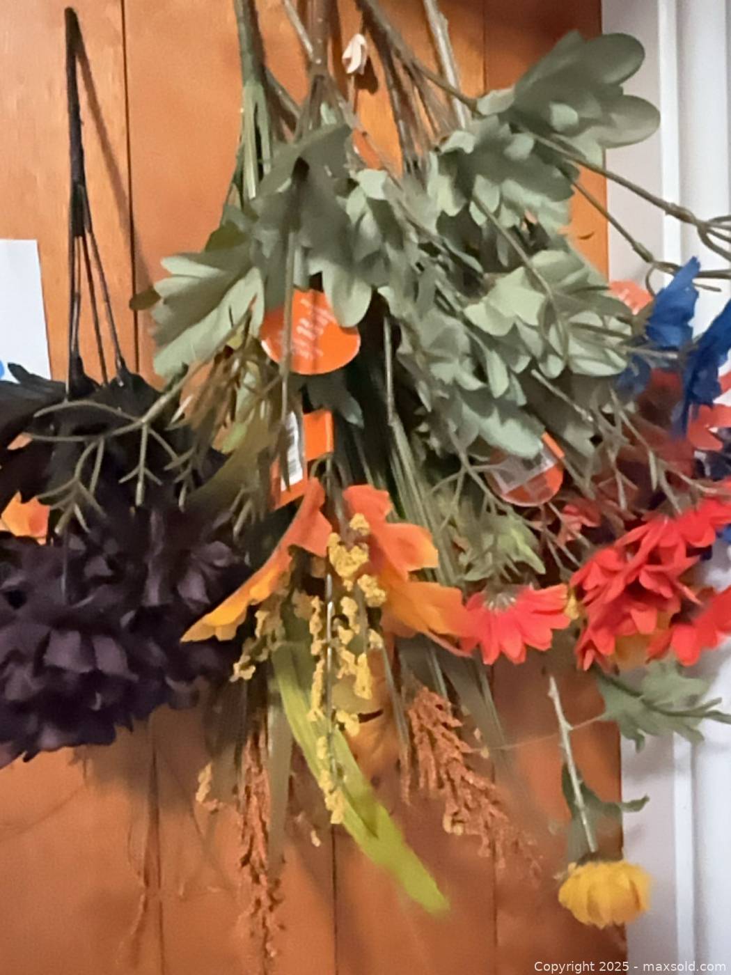 Michaels faux floral stems bundle | Maxsold