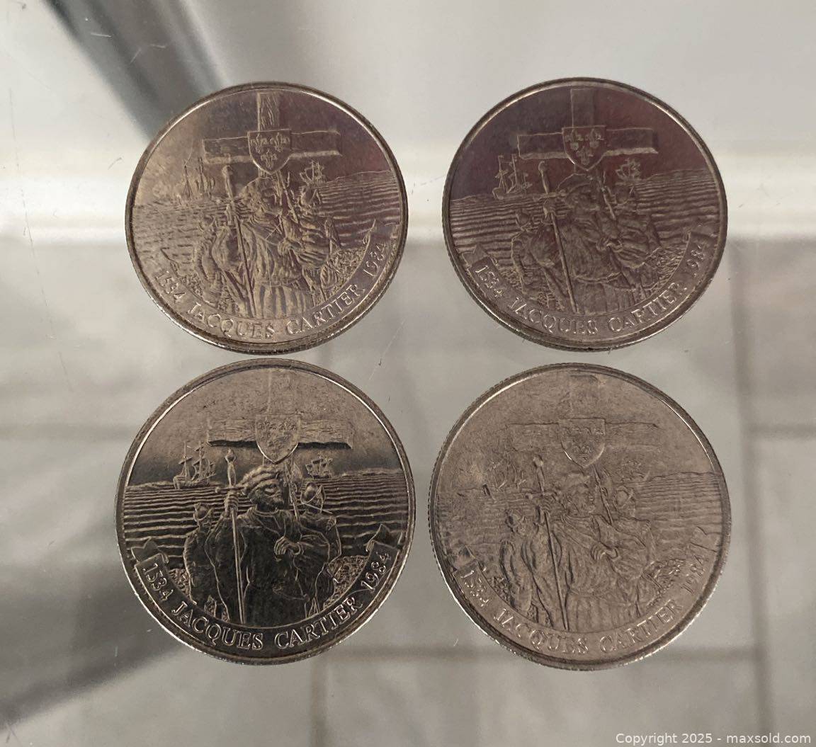 4x 1984 Canada Jacques Cartier $1 coins | Maxsold