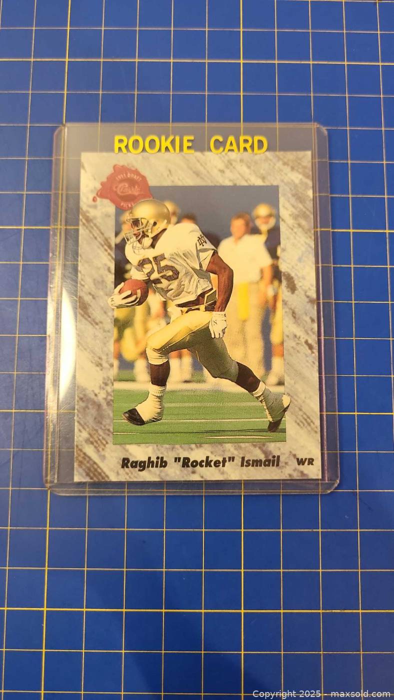 1991 Classic Draft Raghib "Rocket" Ismail Rookie Card #102 | Maxsold