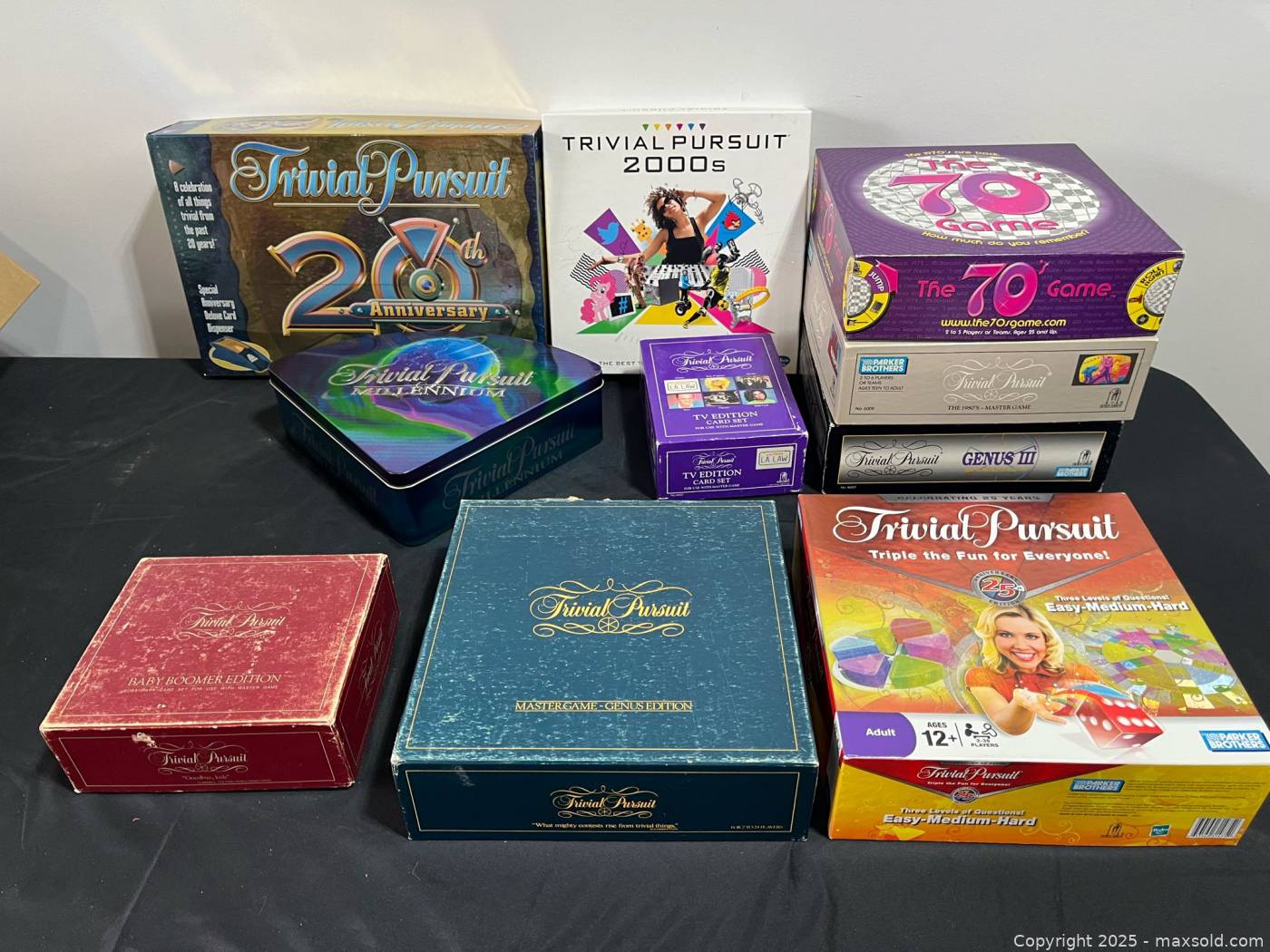 Trivial Pursuit board games, 10 editions | Maxsold