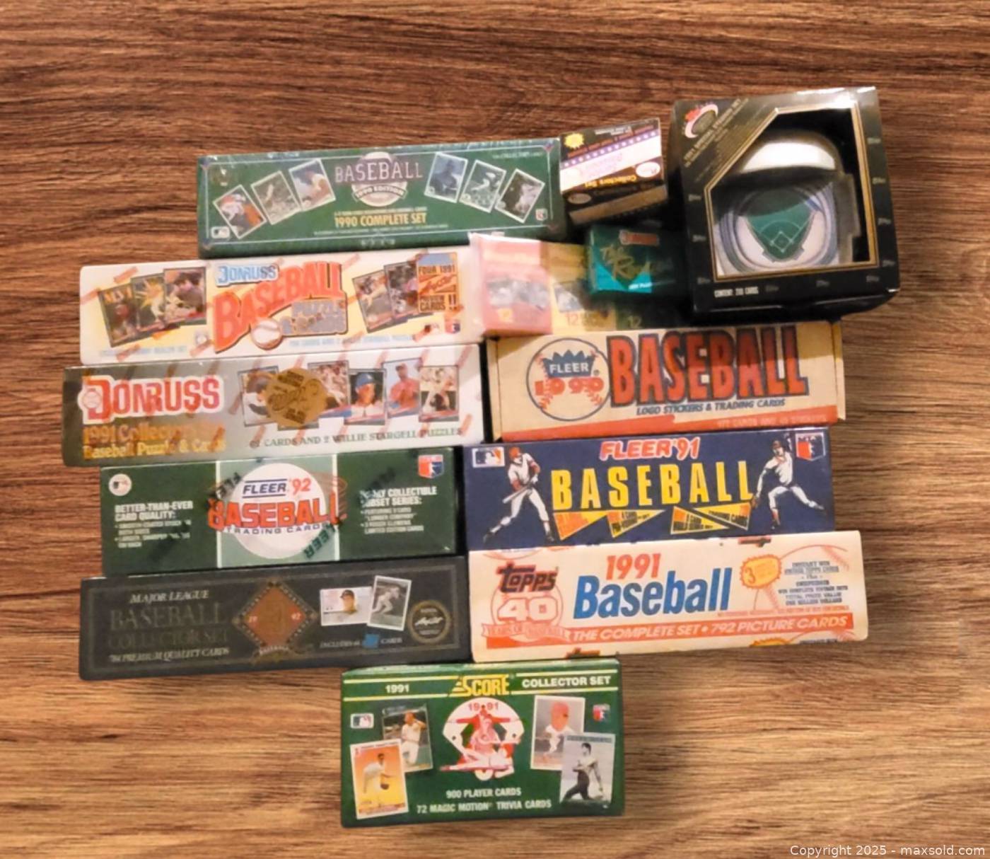 1990-1992 Baseball Card Factory Set Lot | Maxsold