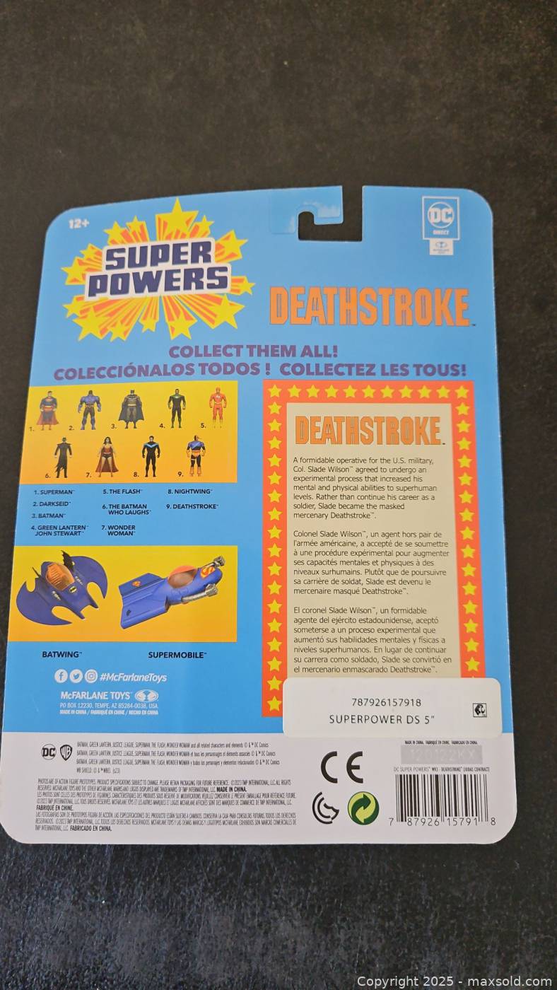 DC Comics Deathstroke Super Powers action figure | Maxsold