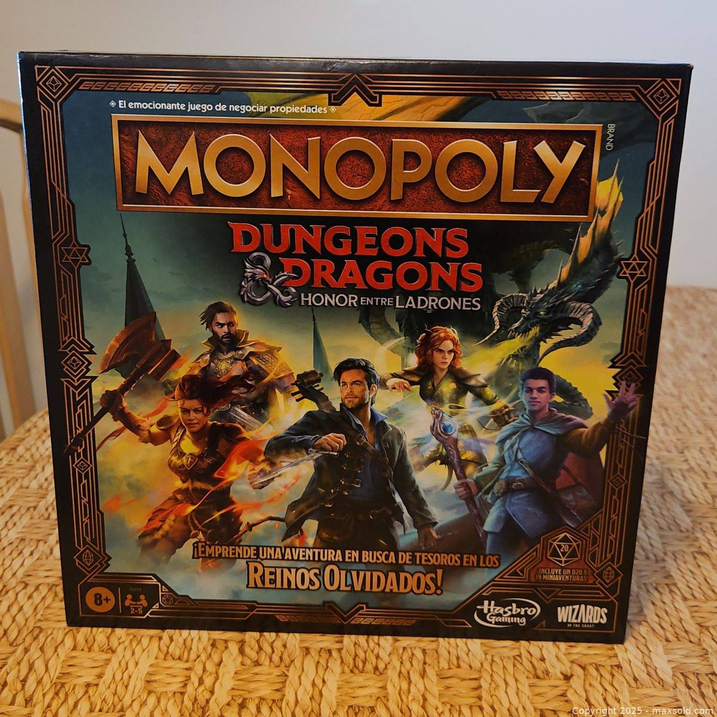 Monopoly Dungeons & Dragons Honor Among Thieves board game | Maxsold