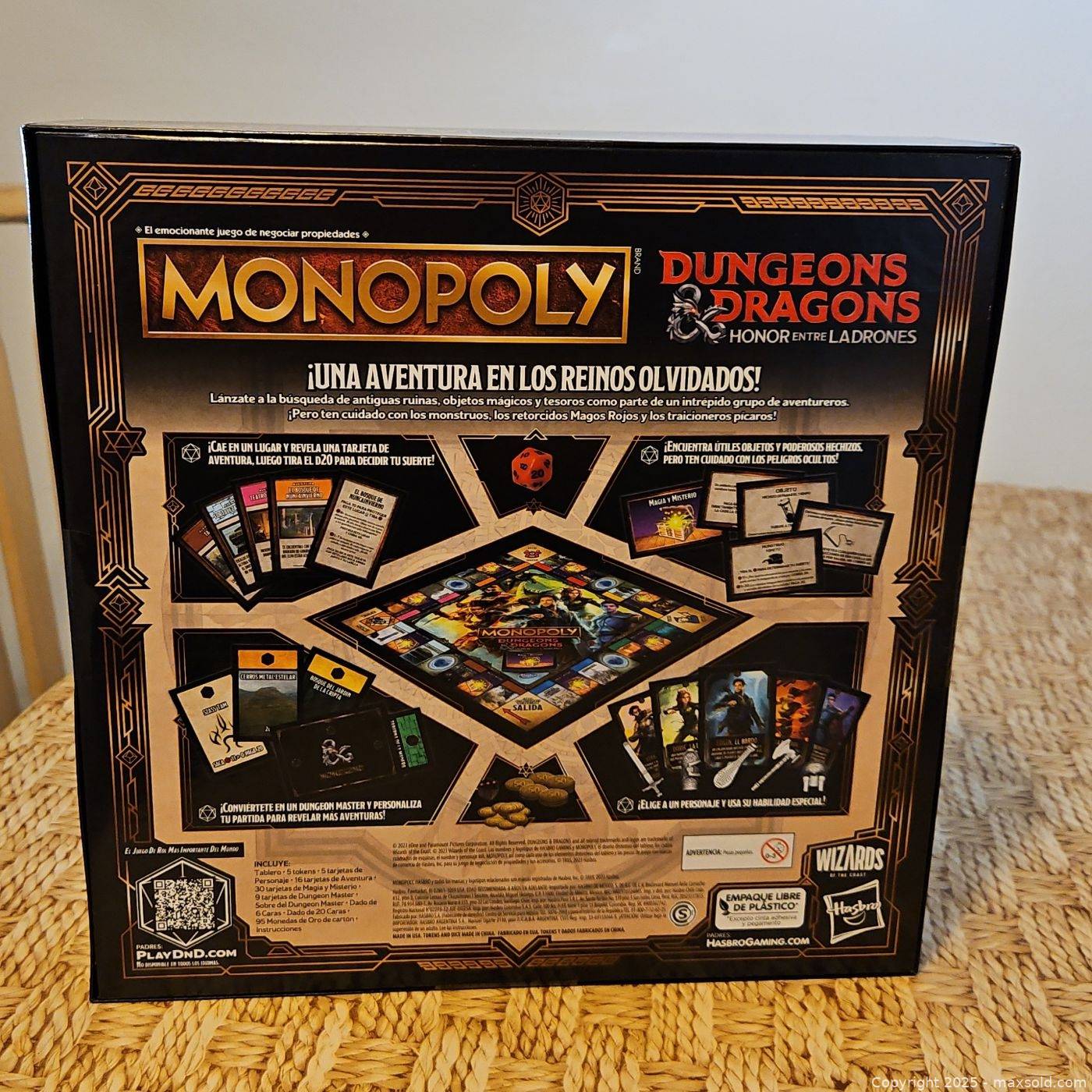 Monopoly Dungeons & Dragons Honor Among Thieves board game | Maxsold
