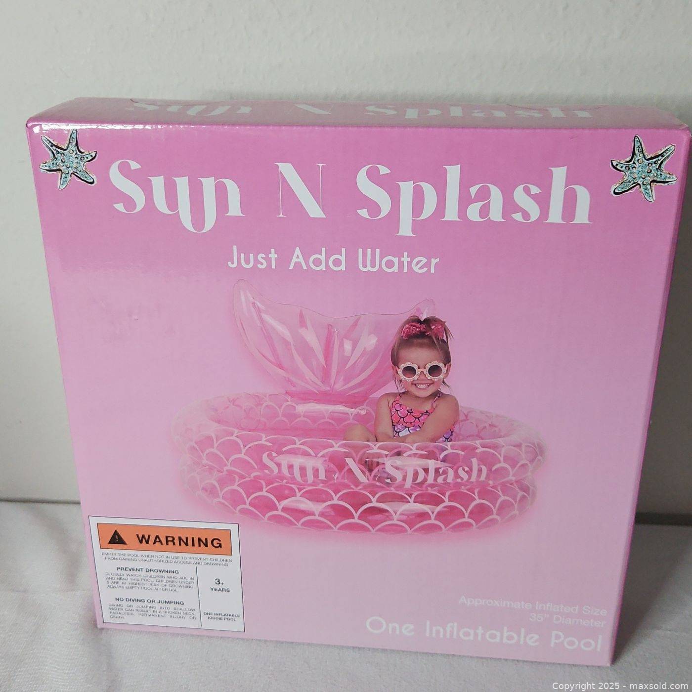 Sun N Splash inflatable pool, boxed | Maxsold