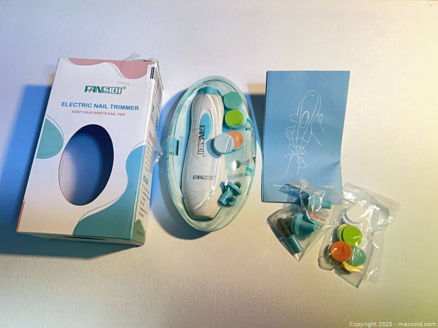 FANSIDI electric baby nail trimmer kit | Maxsold