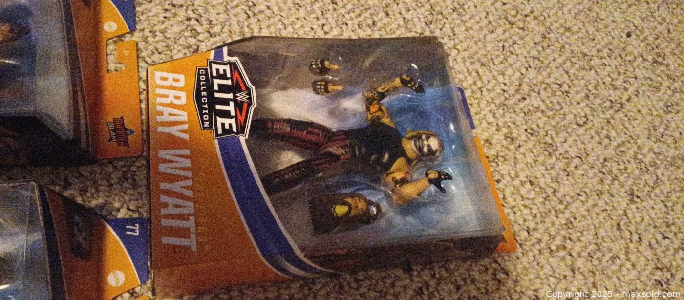 Mattel WWE Elite Legends Rick Rude, Viscera, Cactus Jack Action Figures ...