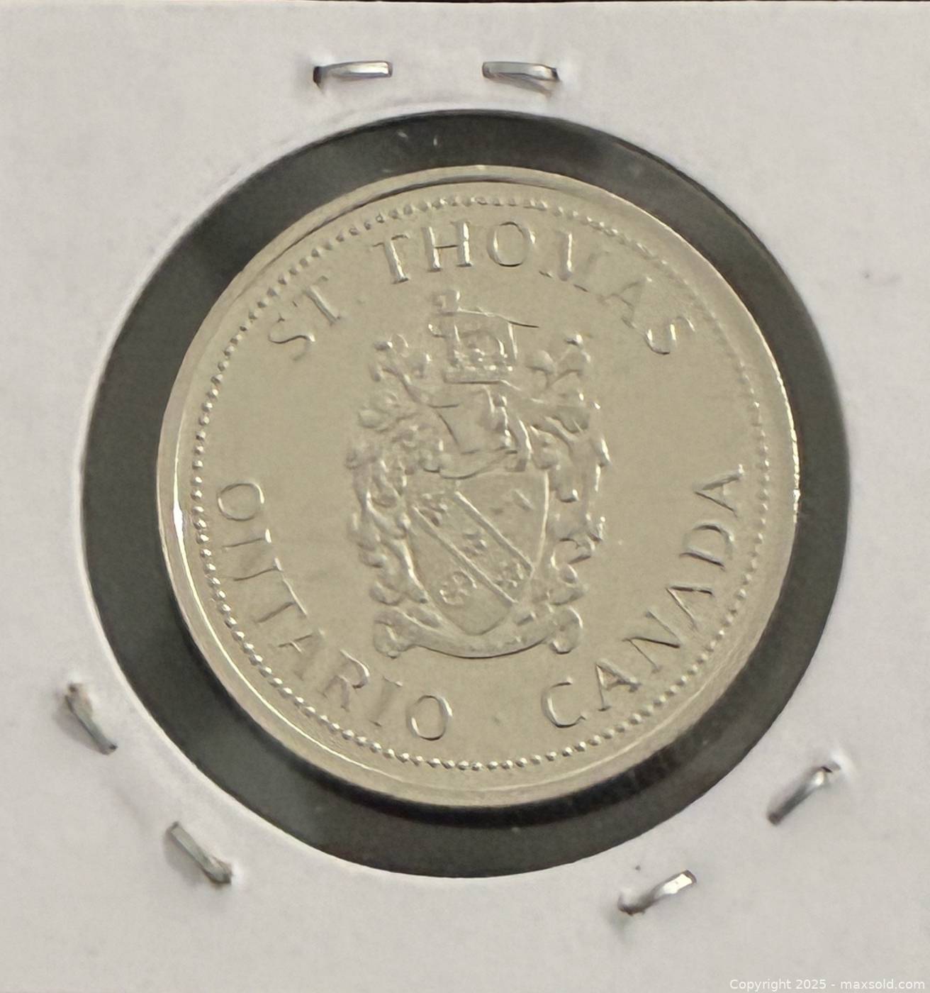 1985 St. Thomas Ontario Canada nickel trade dollar | Maxsold