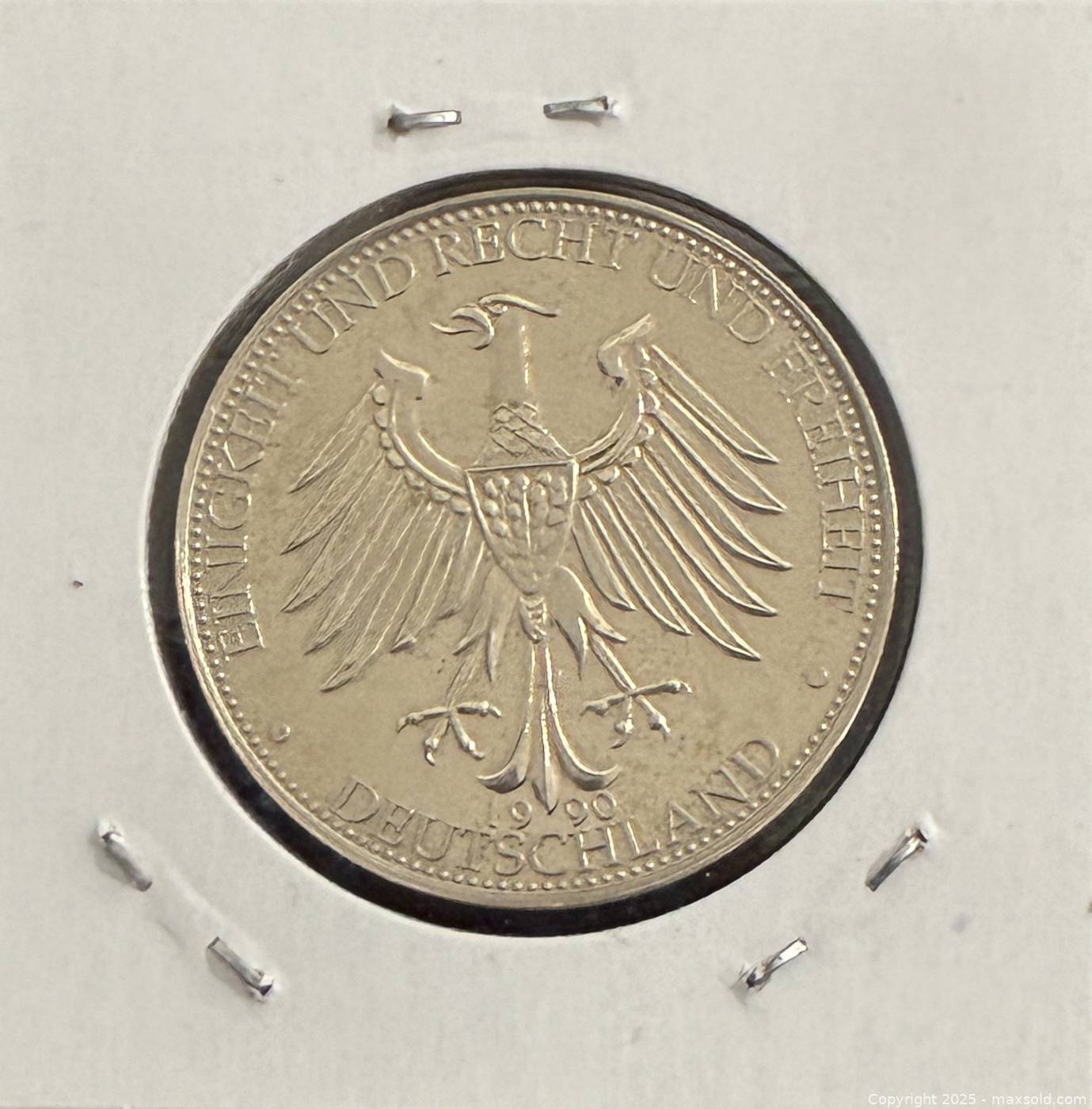 1990 Germany "Deutschland Einig Vaterland" nickel medal | Maxsold