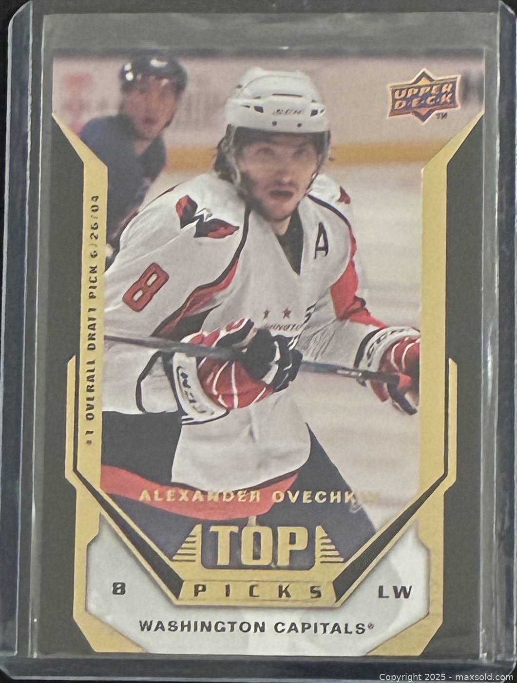 2007-08 Upper Deck Top Picks Ovechkin Card | Maxsold