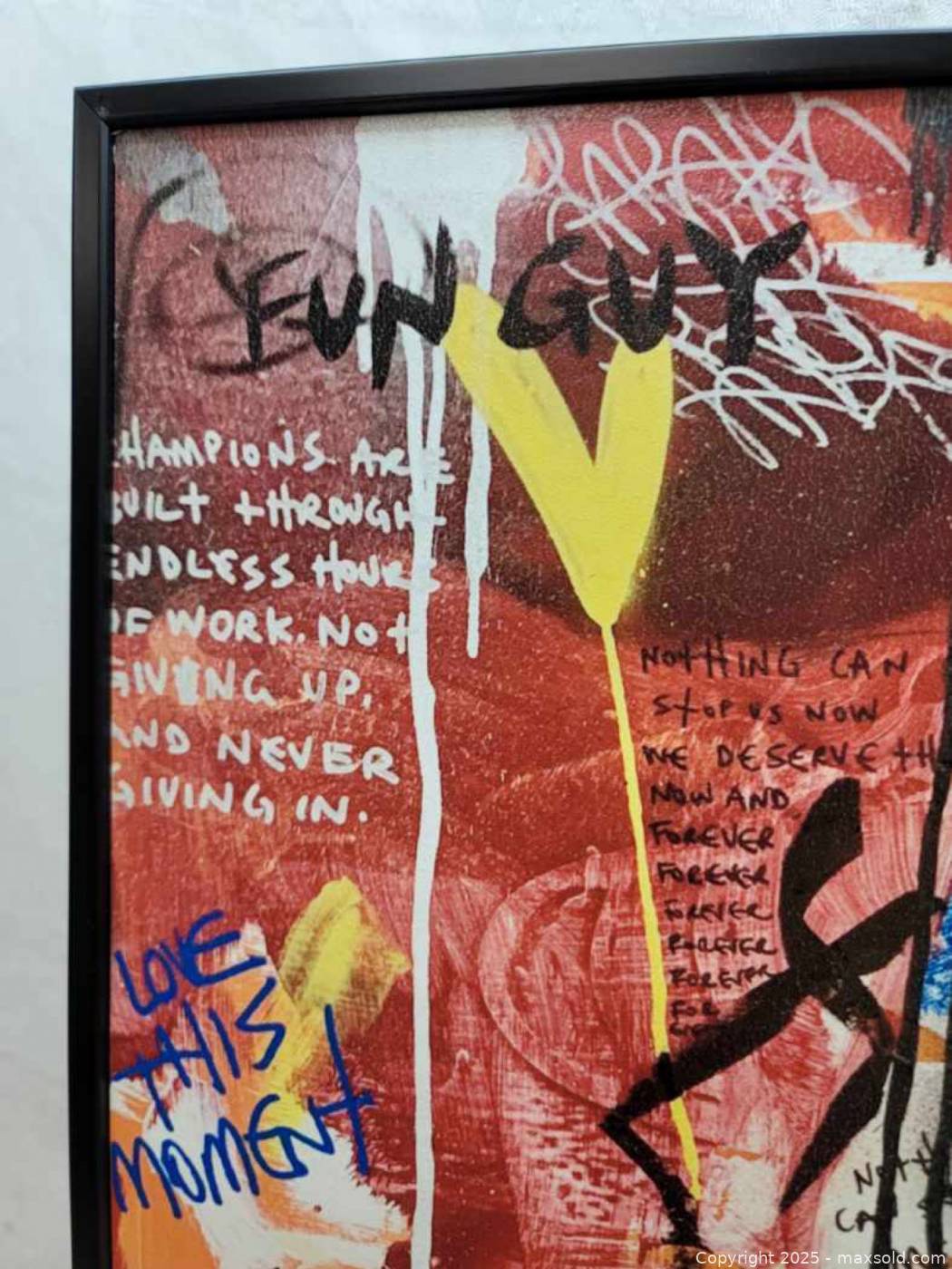 Signed Kawhi Leonard limited edition framed print | Maxsold