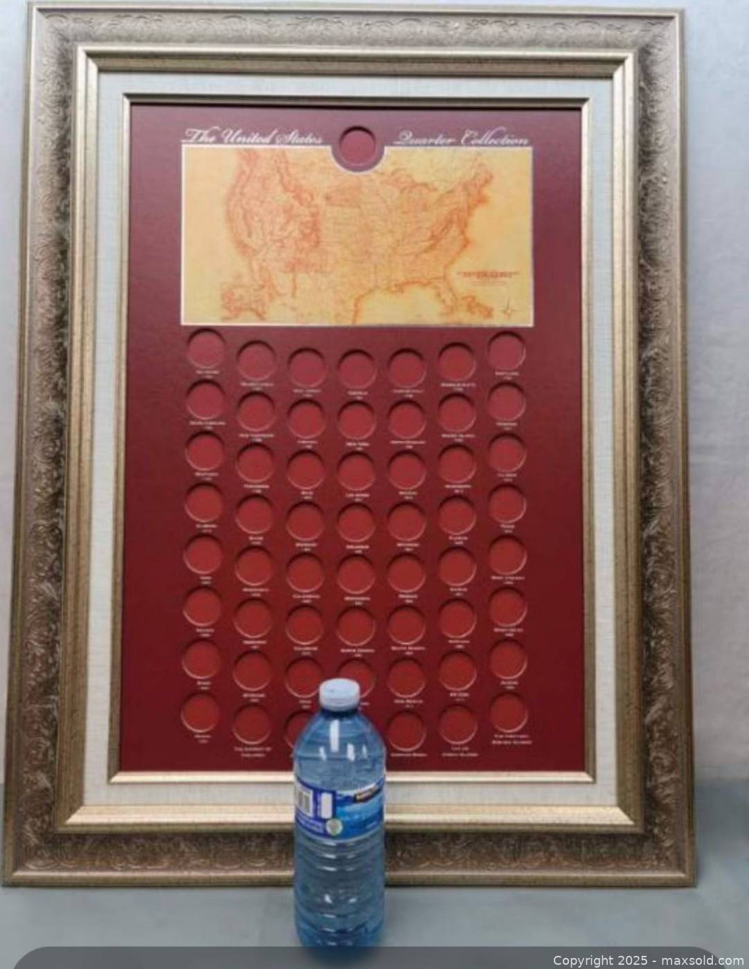 United States Quarter Collection Display Frame | Maxsold