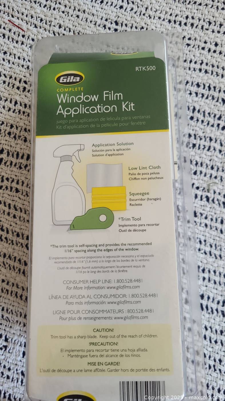 Gila RTK500 Complete Window Film Application Kit | Maxsold