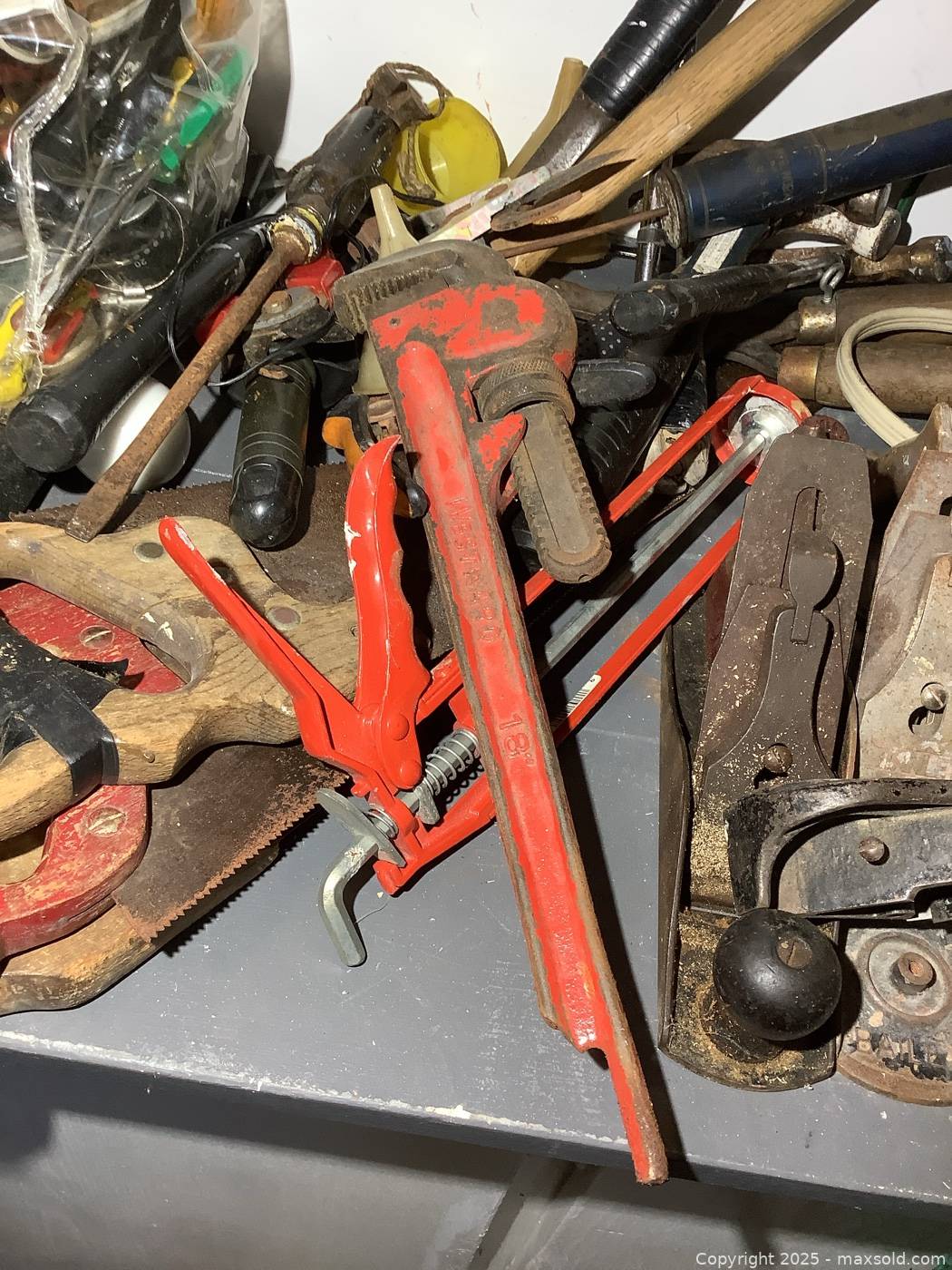 Tabletop BBQ, Extension Cords And Hand Tools | Maxsold
