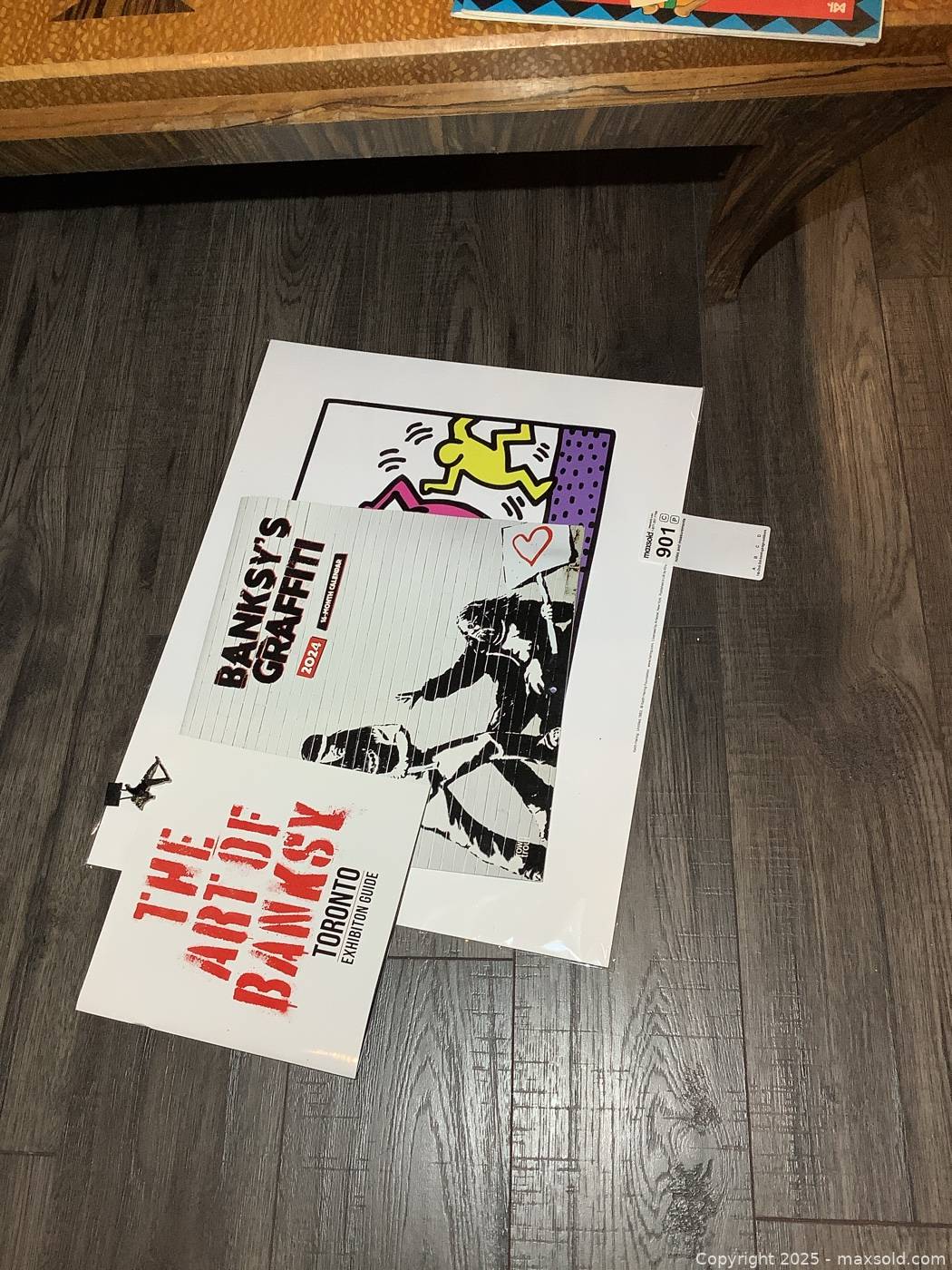 Banksy Graffiti calendar, guide and Keith Haring poster | Maxsold