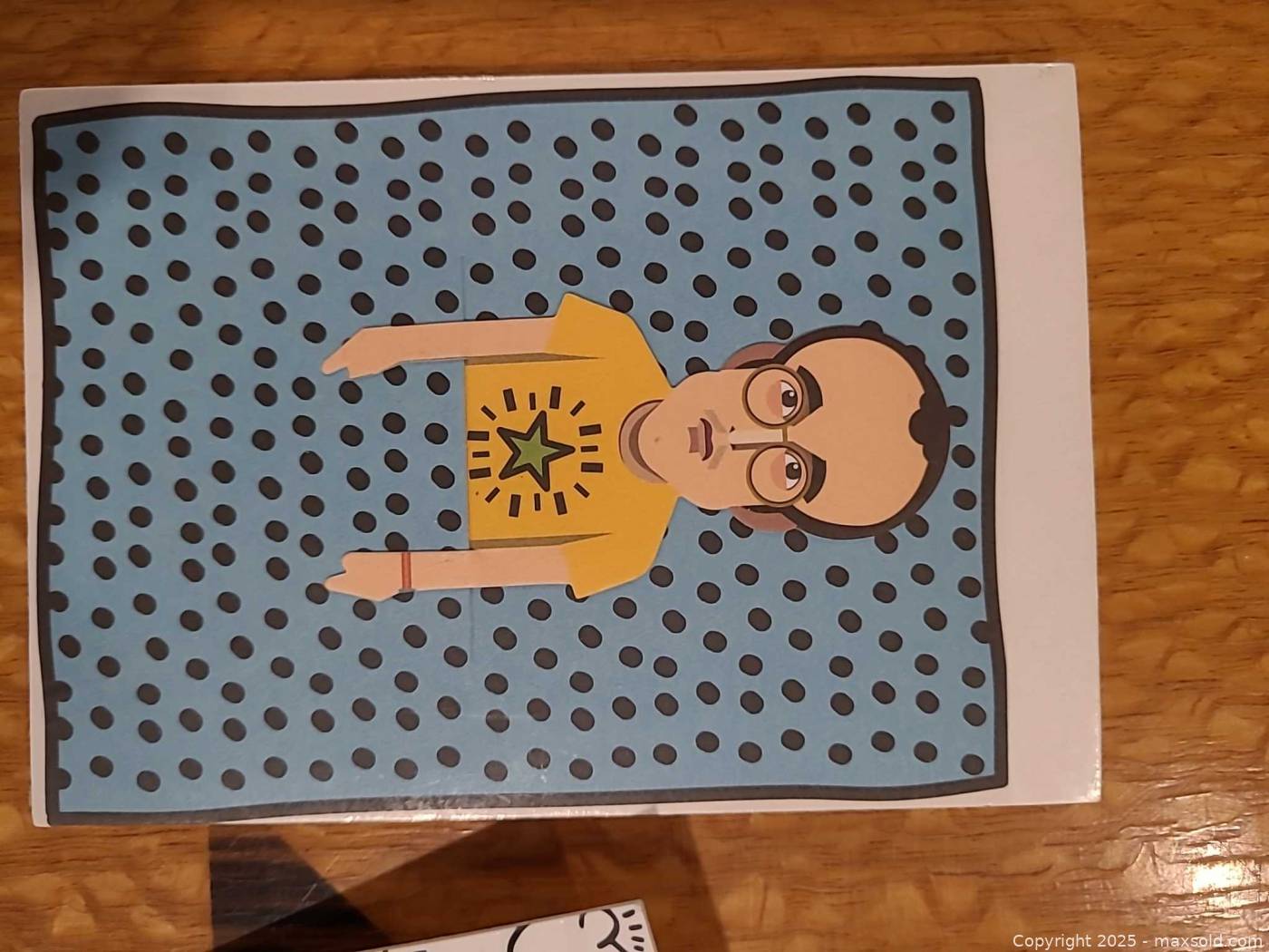 Keith Haring pins, puppet, journals, LED heart light | Maxsold