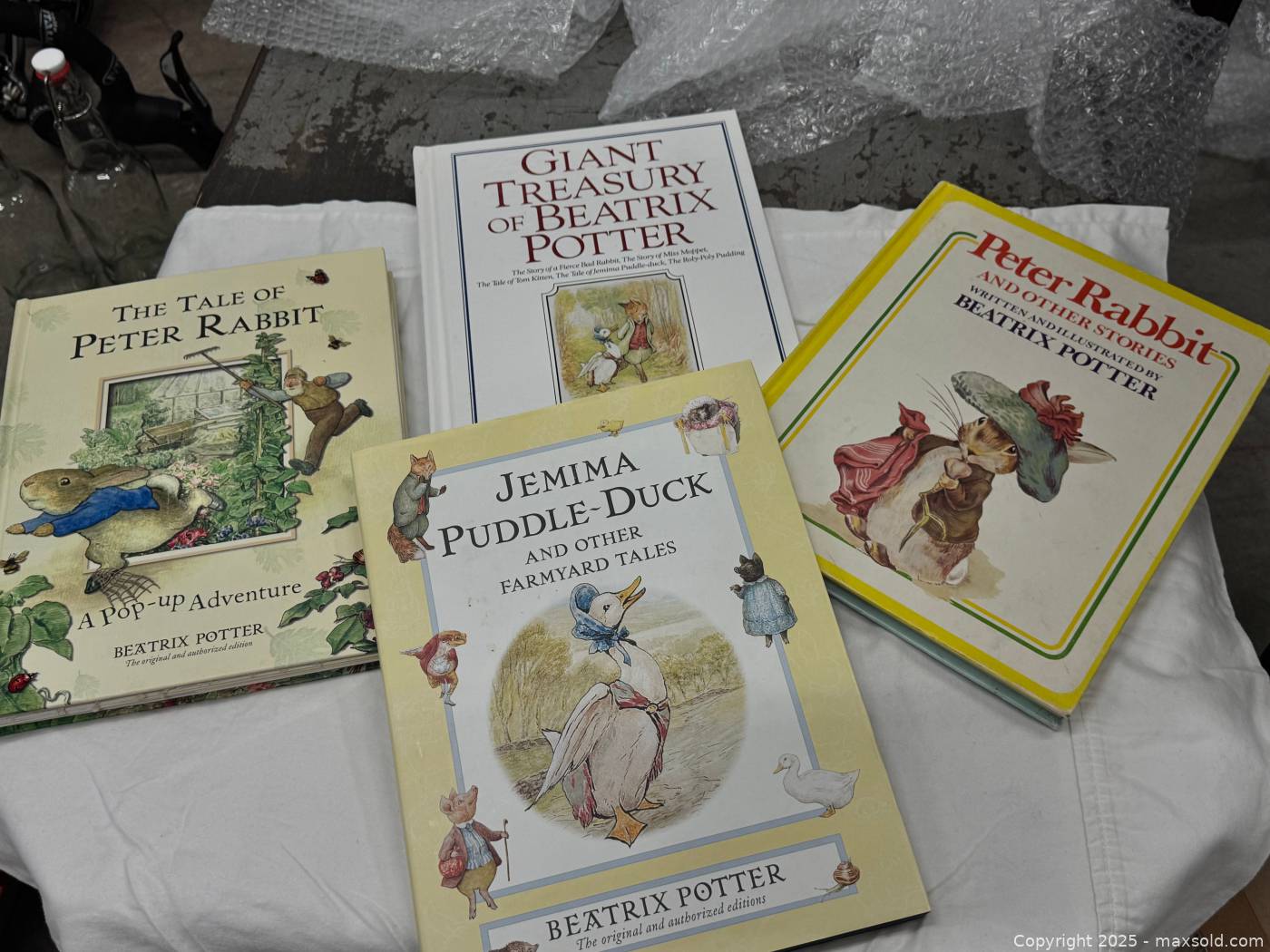 Beatrix Potter hardcover children’s books, 4 | Maxsold