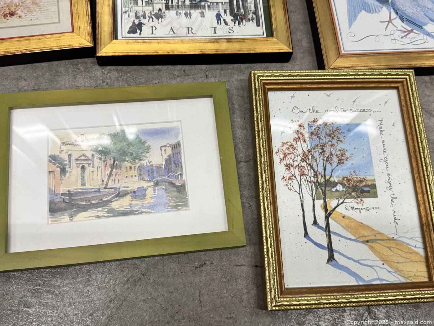 Lot Of 8 Framed Prints | Maxsold