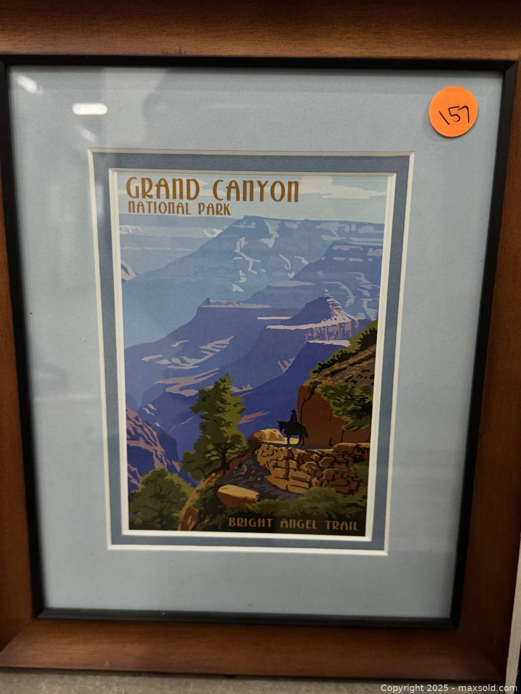 Framed travel poster prints and wood panel art, 3 pieces | Maxsold