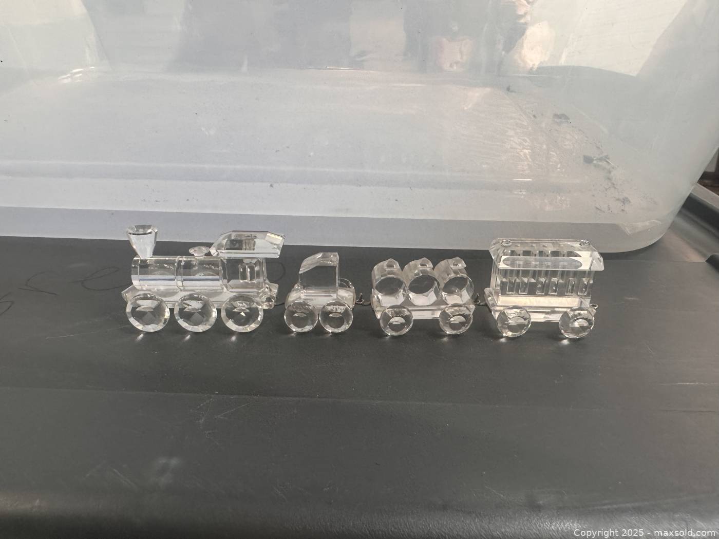 Waterford Lead Crystal Train Figurine Set | Maxsold