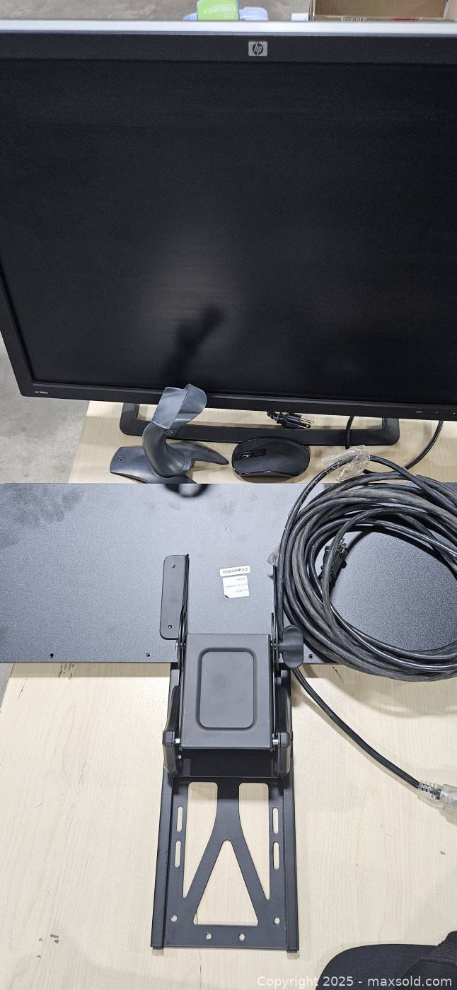 Computer monitor, scanners, keyboard, mouse, power bars | Maxsold