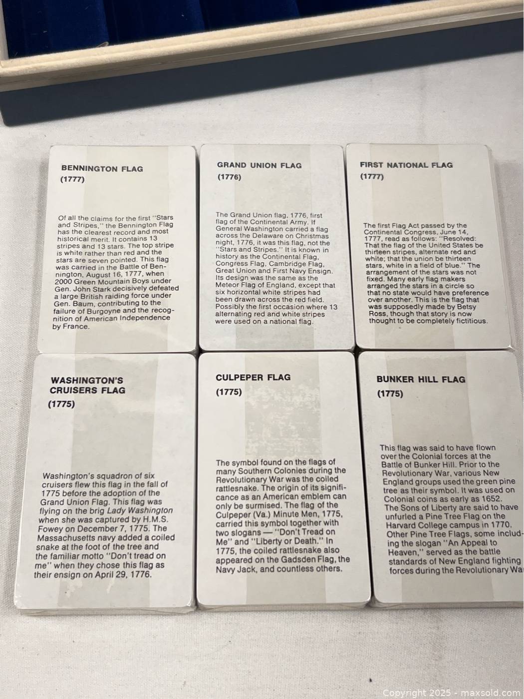 1776-1976 Bicentennial Flags Playing Cards Set | Maxsold