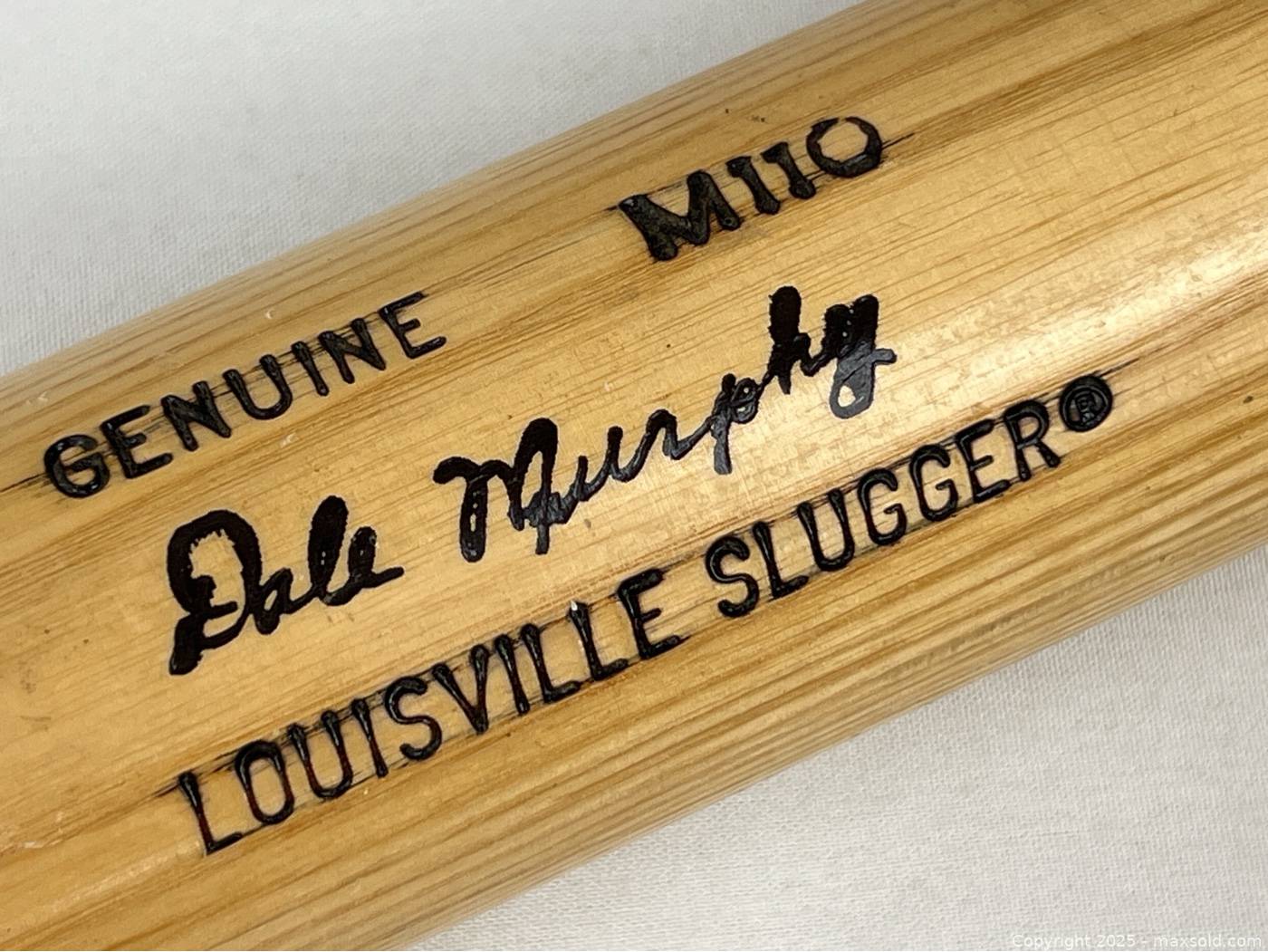 Autographed Dale Murphy Louisville Slugger Bat | Maxsold