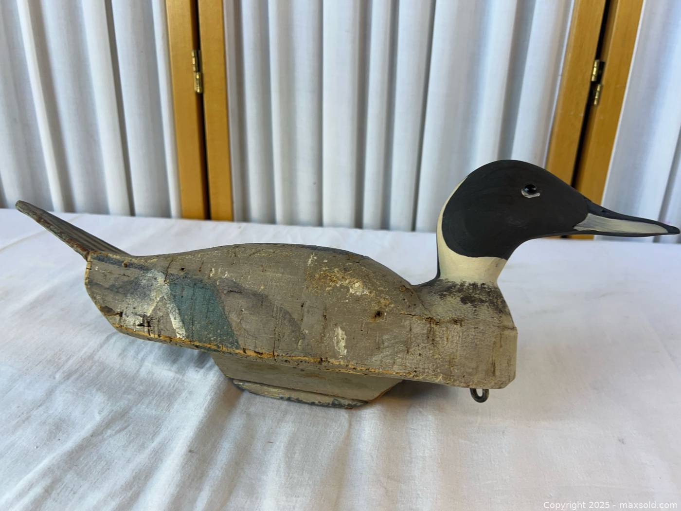 Vintage Northern Pintail drake wood duck decoy | Maxsold