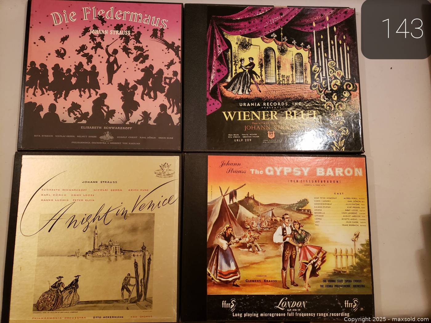 Johann Strauss II operetta vinyl box sets | Maxsold
