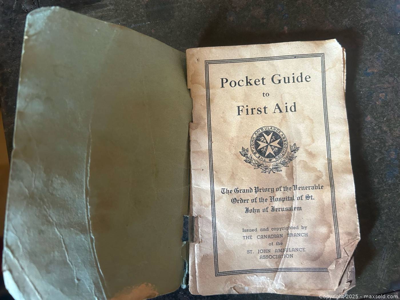 Pocket Guide to First Aid Booklet | Maxsold