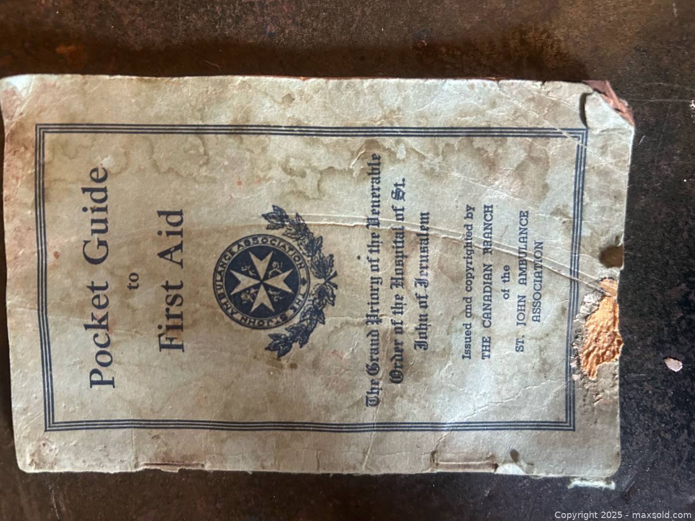 Pocket Guide to First Aid Booklet | Maxsold