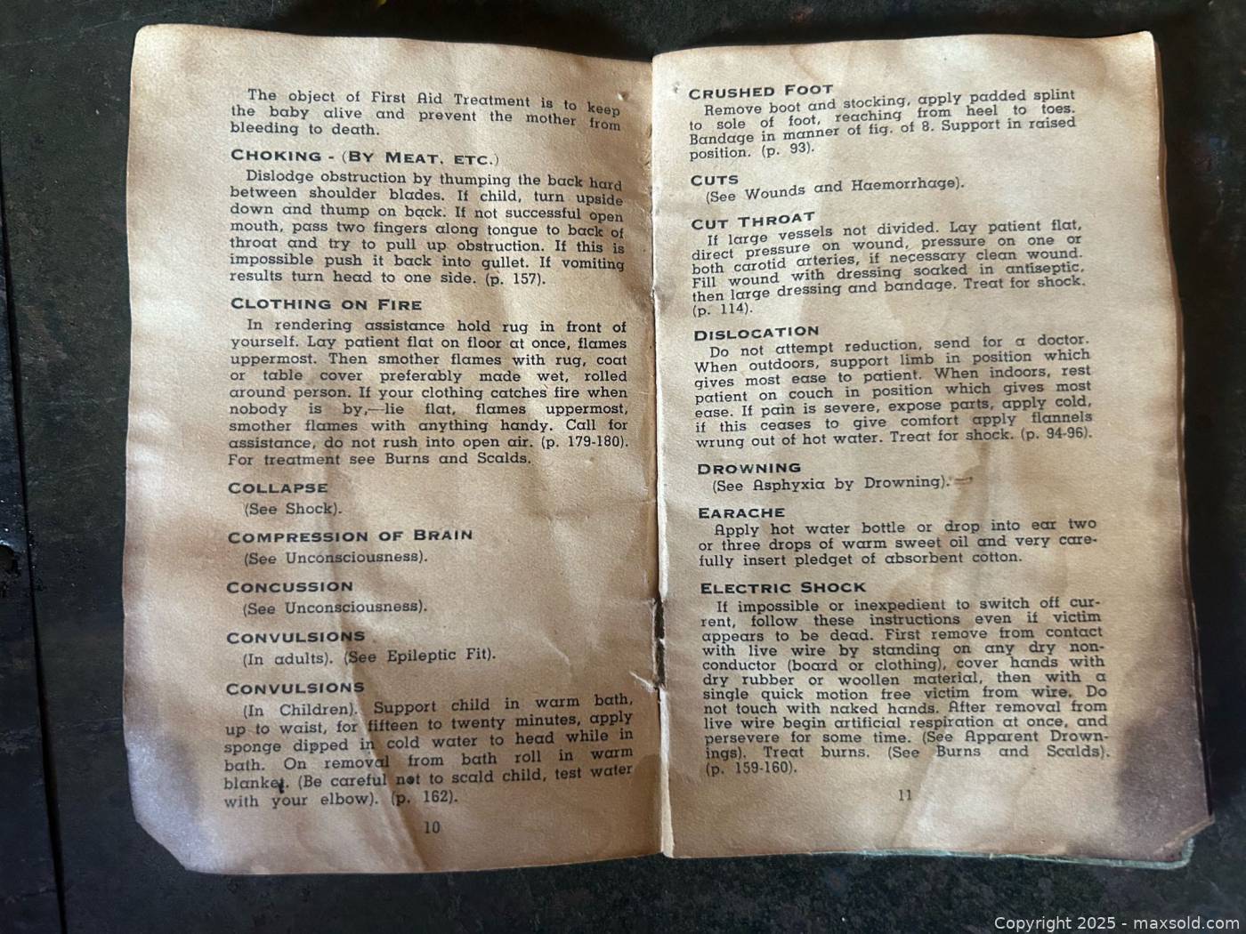 Pocket Guide to First Aid Booklet | Maxsold