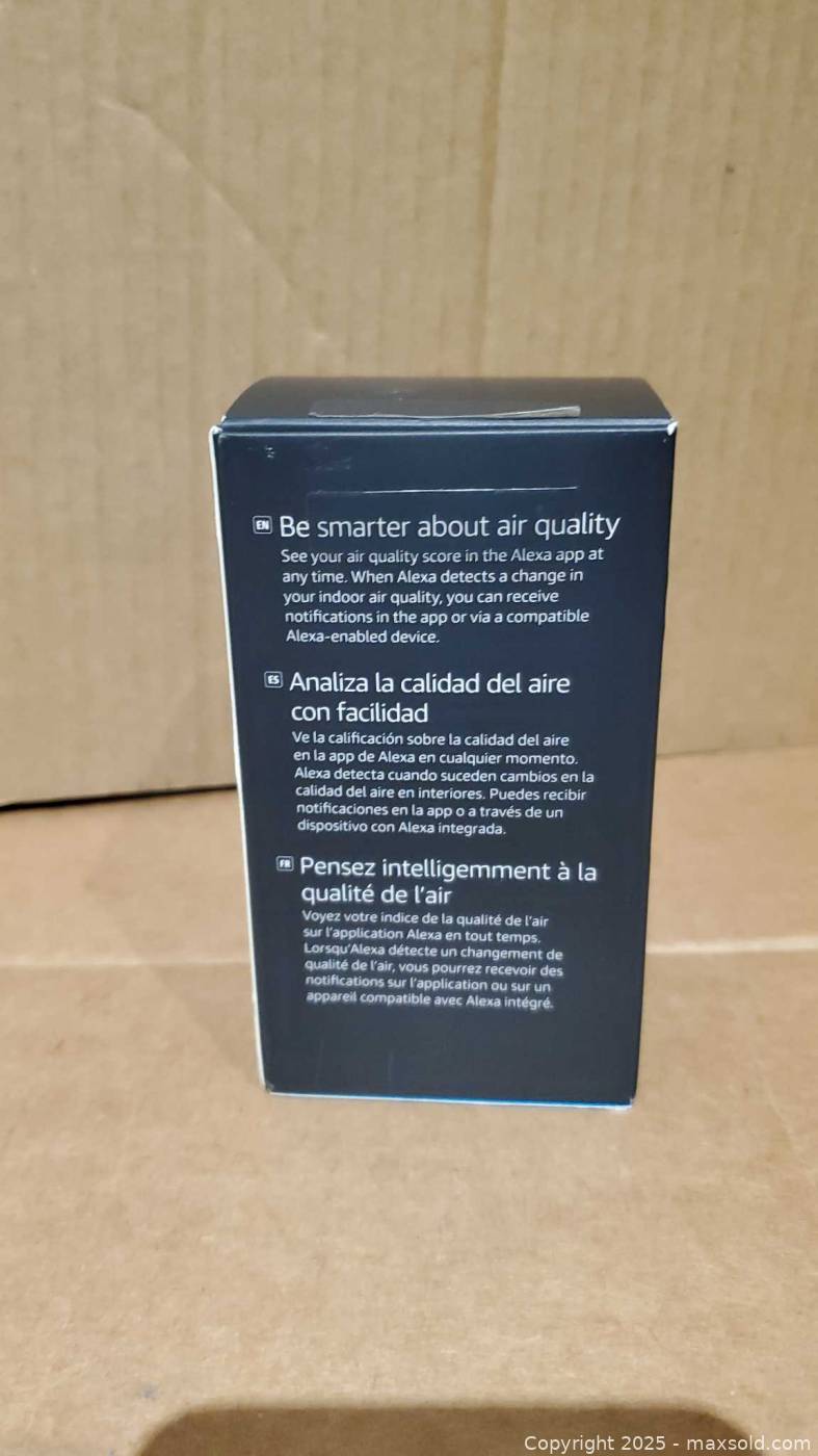 Amazon Smart Air Quality Monitor, new open box | Maxsold