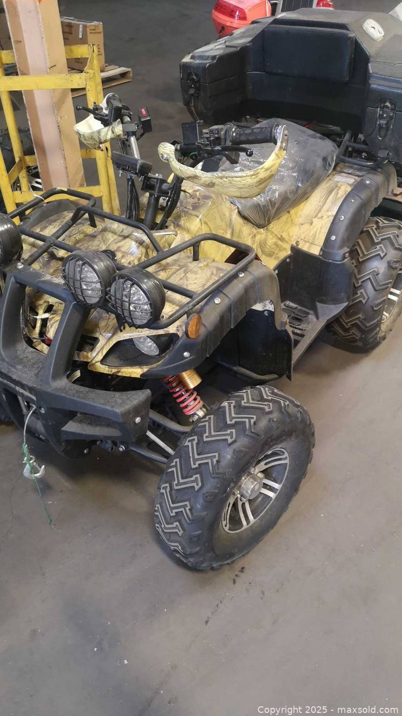 Daymak Beast electric ATV yellow camouflage | Maxsold