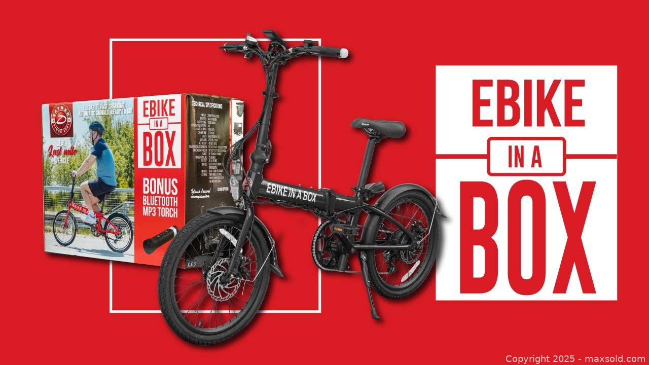 Daymak Ebike In A Box folding e-bike | Maxsold