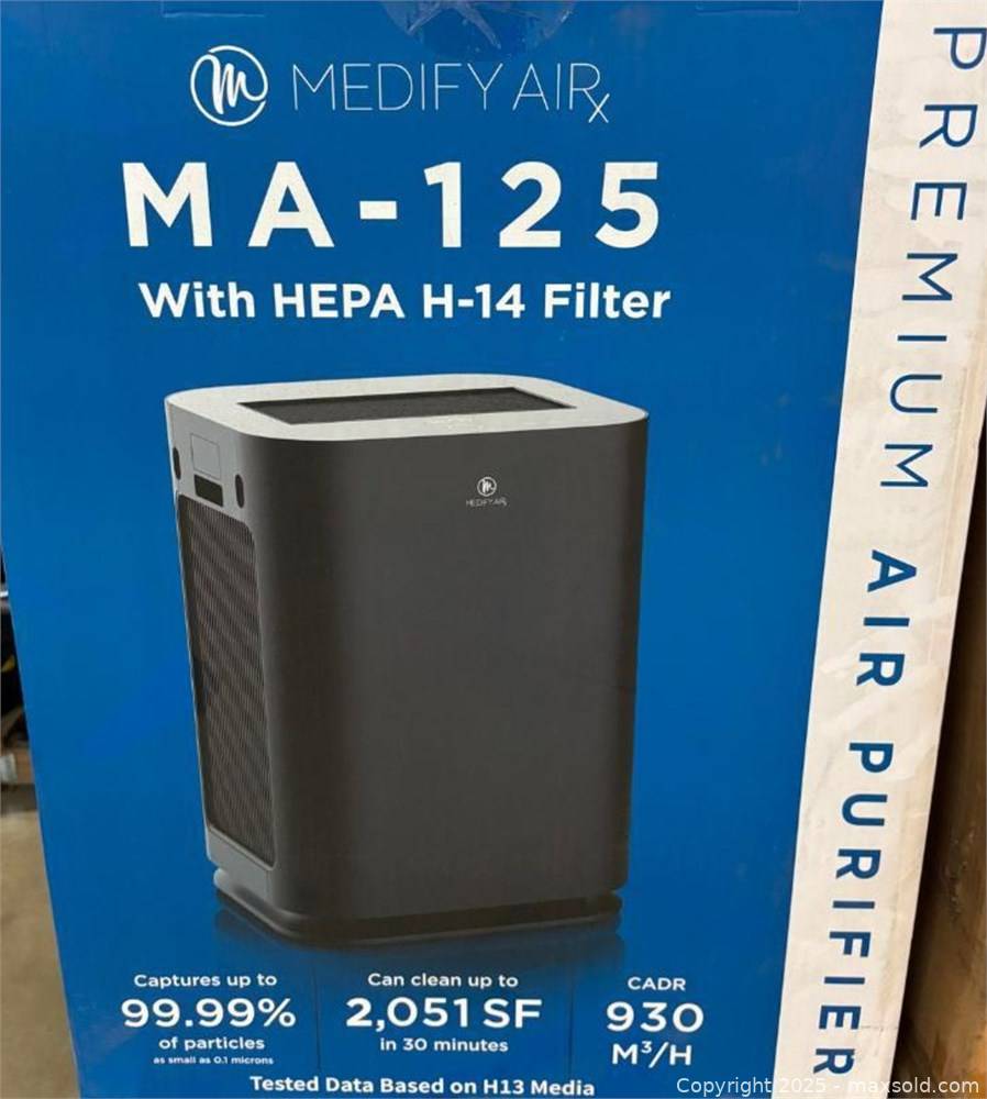 Medify MA-125 True HEPA H14 air purifier | Maxsold