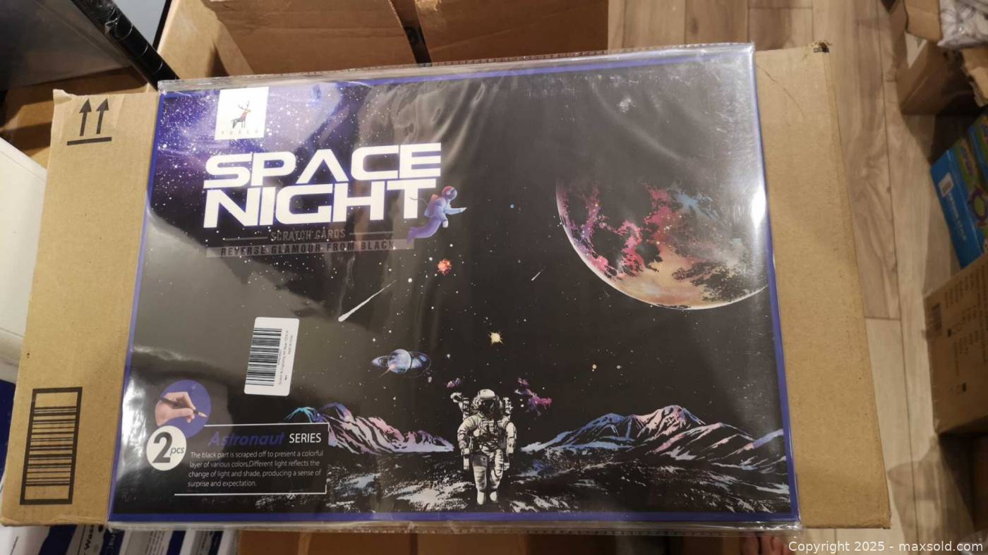 Space Night Astronaut Series Scratch Art Kit | Maxsold