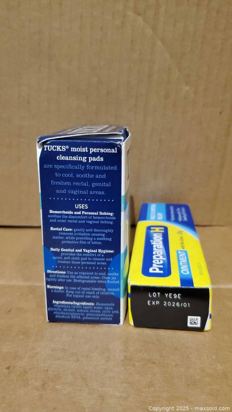 Tucks Personal Cleansing Pads & Preparation H Ointment | Maxsold